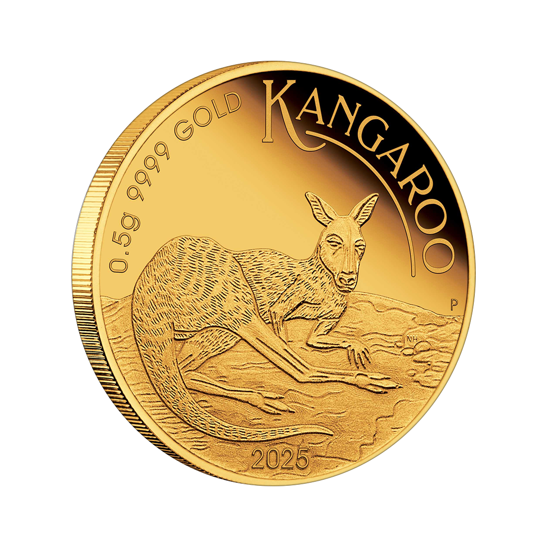 copy of Gold coin Australian Kangaroo 0.5 g - shipping 24 hours!