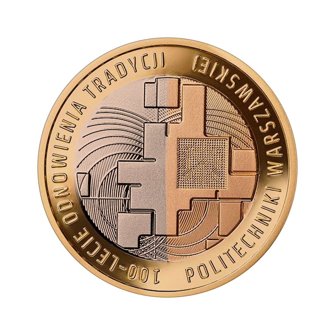 copy of Gold coin of PLN 200 for the 100th anniversary of the Main ...